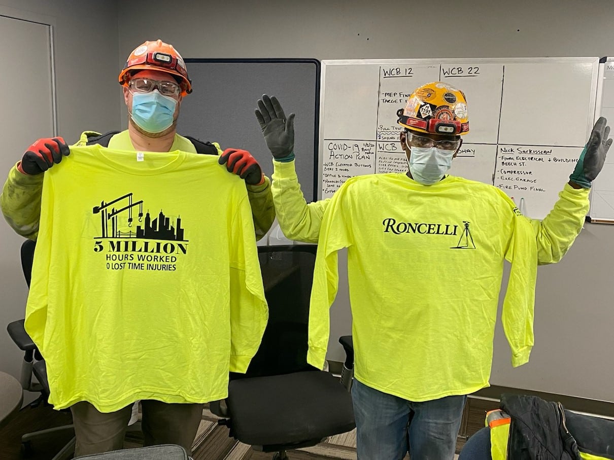 Roncelli Marks 5 Million Man-Hours with Zero Lost Time Injuries
